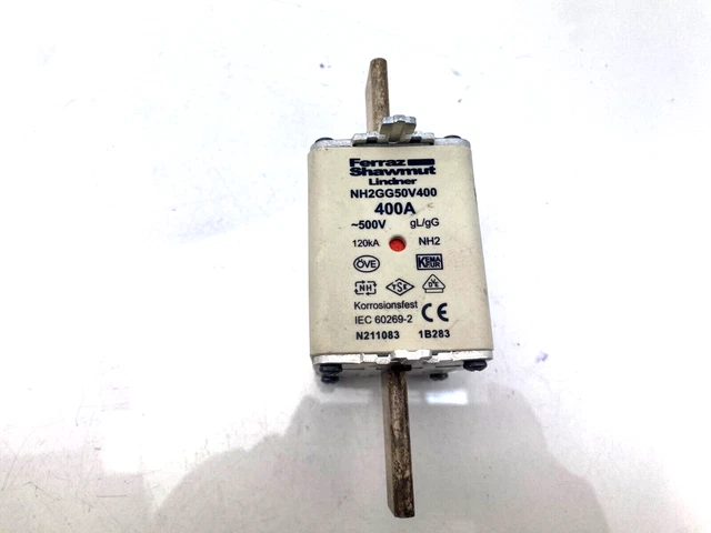 FERRAZ SHAWMUT NH2GG50V400 400A 500V 3 Piece $46.21 - PicClick AU
