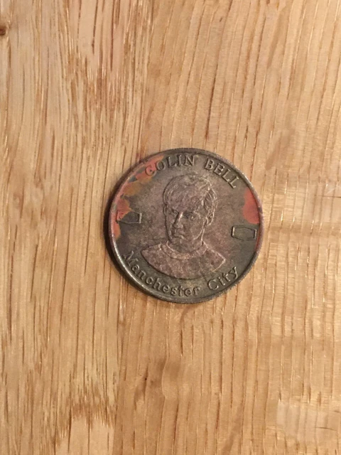 TEXACO 1969 FAMOUS Footballers Coin Colin Bell Manchester City £4.50 ...