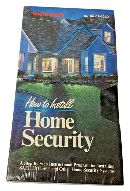 RADIO SHACK: HOW To Install Home Security, VHS £8.88 - PicClick UK