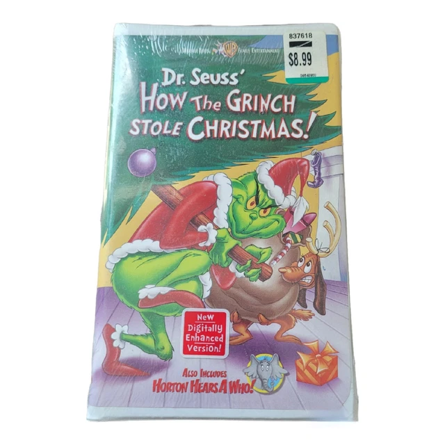 DR SEUSS HOW The Grinch Stole Christmas VHS (2000) New Sealed Horton ...