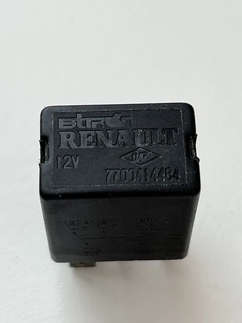 *GENUINE* RENAULT BITRON 12V 5 Blade Relay Black 7700414484 £9.95 ...