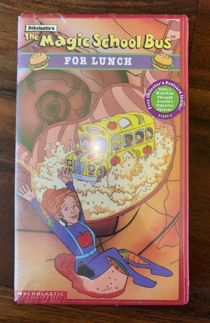 THE MAGIC SCHOOL Bus - For Lunch (VHS, 1995) Scholastic New Sealed £8. ...