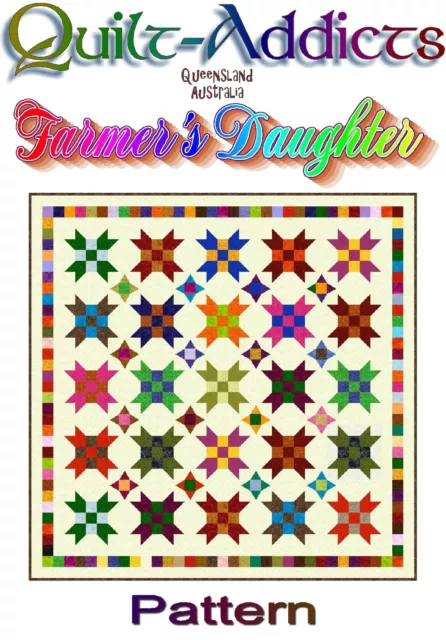 &FARMER'S DAUGHTER& PATCHWORK Quilt Pattern - PDF pattern $12.00 ... &FARMER'S DAUGHTER& PATCHWORK Quilt Pattern - PDF pattern $12.00 ...