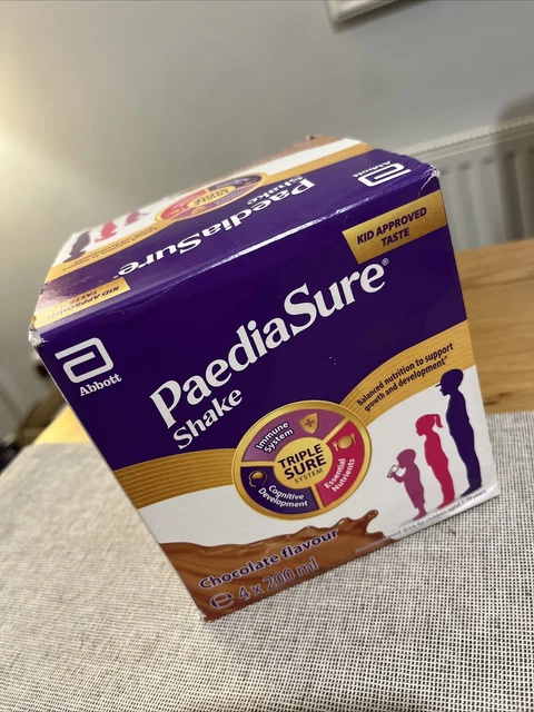 5X BOXES PAEDIASURE Shake Triple Sure Chocolate Flavour Drinks 20 x ...