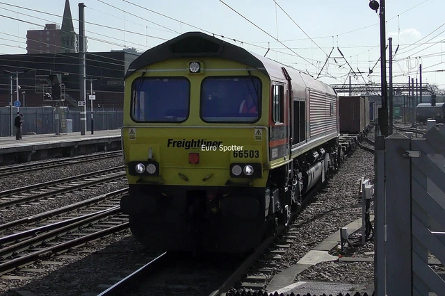 B194 35MM SLIDE Freightliner Class 66 66503 @ Doncaster £3.54 - PicClick UK