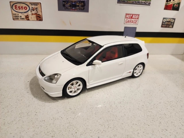 OTTOMOBILE 1:18 SCALE Resin Model Honda Civic Type R Ep3 White $169.90 ...