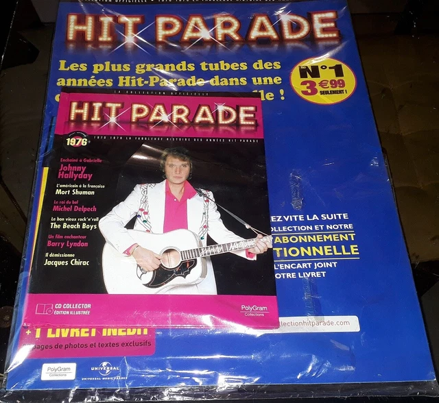 NEUF SCELLE HIT Parade Livre Et Cd Test Johnny Hallyday Michel Sardou ...