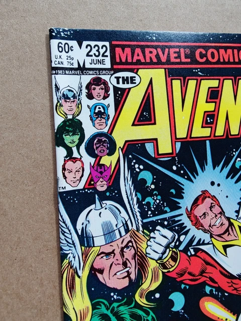AVENGERS #232 1982 Marvel 1st Eros come Starfox Sharp in perfette ...