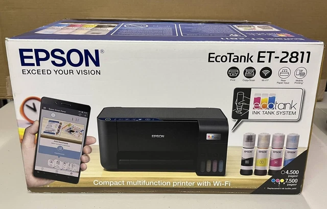 EPSON ECOTANK ET-2811 Colour Inkjet Printer ''Had Little Use'' £90.00 ...