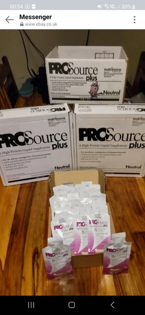 NUTRINOVO PRO SOURCE Plus High Protein Liquid Supplement 15g 25/30ml ...