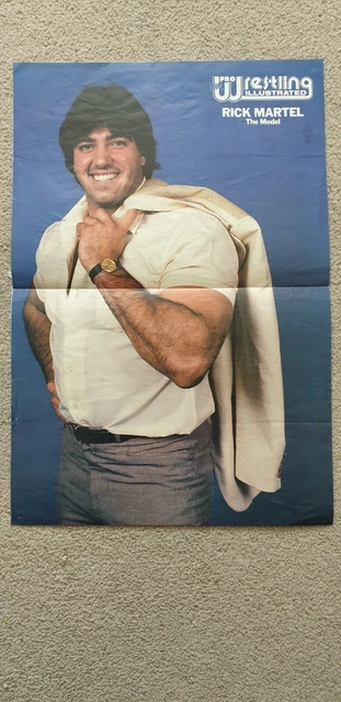 VINTAGE PRO WRESTLING Illustrated Poster - ‘The Model’ Rick Martel £3. ...