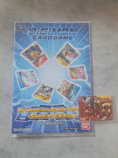 DIGIMON CARD GAME - Promotion Pack Ver. 0.0 Special Edition SEALED ...