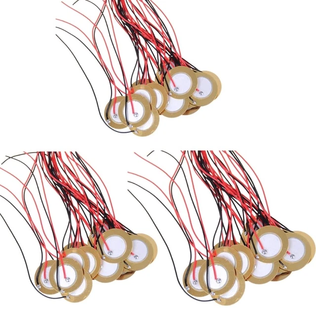 15PCS PIEZO DISC Guitar Piezo Wire Pickup Transducer Triggers Set $19.47 - PicClick AU