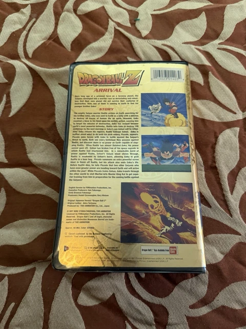 DRAGON BALL Z - Saiyan: Arrival (VHS, 1997, Dubbed Original Cover Art ...