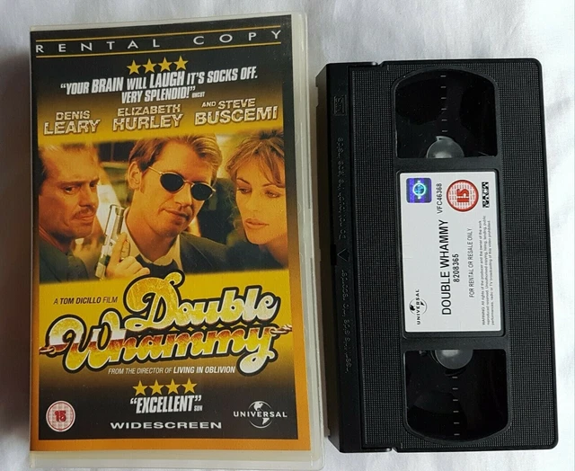 DOUBLE WHAMMY (VHS) BIG BOX - Denis Leary + Elizabeth Hurley + Steve ...