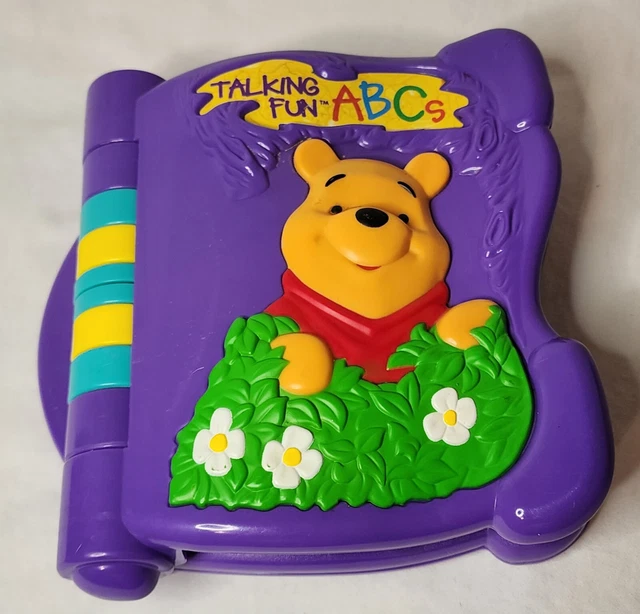 WINNE THE POOH Talking Fun ABCs Electronic Interactive Learning Book ...
