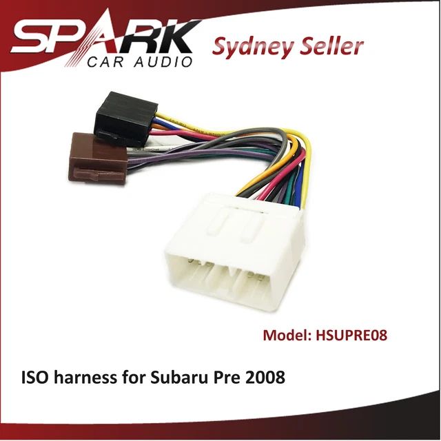 SP ISO HARNESS Non SWC primary wiring For Subaru Forester 1997-2007 ...