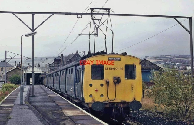 PHOTO EMU 59401. Prob - Glossop Railway Station To Manchester Picadilly ...