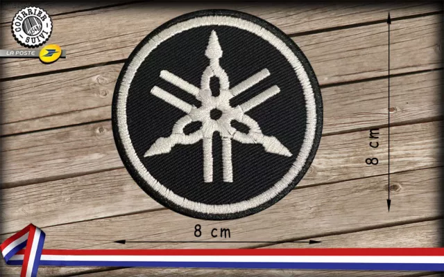 PATCHS ÉCUSSONS YAMAHA rond à thermocoller ou à coudre couleur personnalisable EUR 3,50 ...