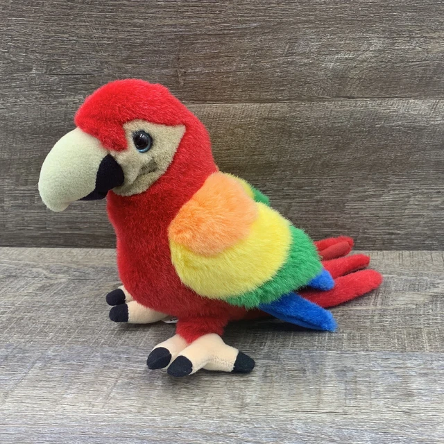WALT DISNEY WORLD Macaw Parrot 8” Plush Toy Stuffed Animal Animal ...