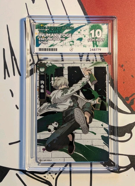 INUMAKI TOGE MR-006 ACE Graded 10 Jujutsu Kaisen Kayou CCG Super Rare ...