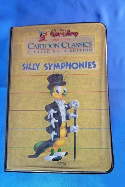 DISNEY CARTOON CLASSICS Silly Symphonies BETAMAX (NOT VHS) Video Tape £ ...