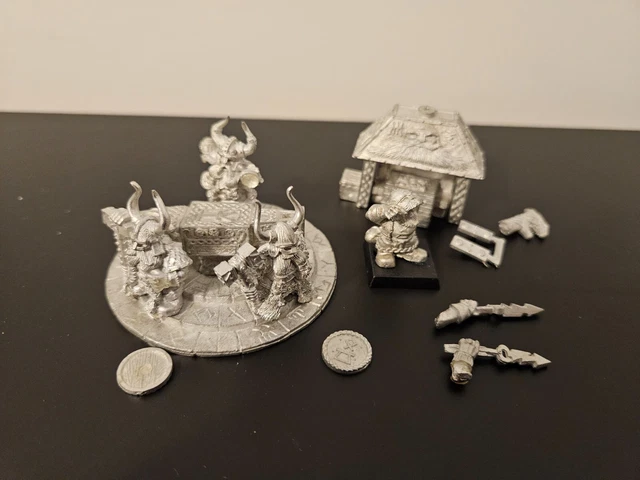 WARHAMMER FANTASY THE Old World Dwarf Army Metal Plastic OOP $1,400.00 ...