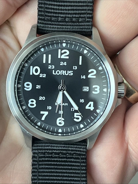 LORUS BY SEIKO 10BAR Military Style Gents Watch. £47.52 - PicClick UK