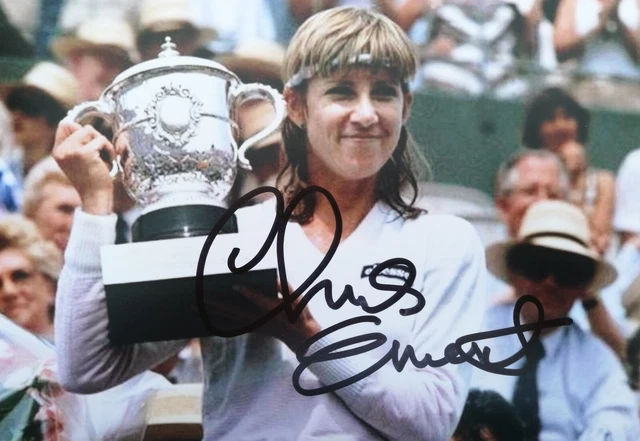 AUTOGRAPH AUTÓGRAFO ORIGINAL CHRIS EVERT Tennis Impresionante !!!! EUR ...