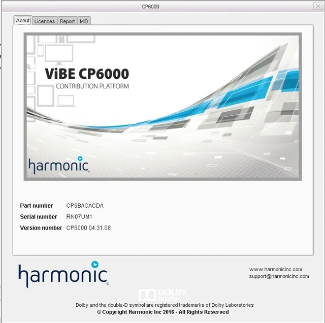 HARMONIC VIBE CP6000 Multi Decoder Encoder IP/ASI/SDI MPEG2/4 HD SD 420 ...