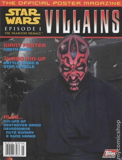 STAR WARS EPISODE 1 Official Poster Magazine #2 VG 1999 Stock Image Low ...