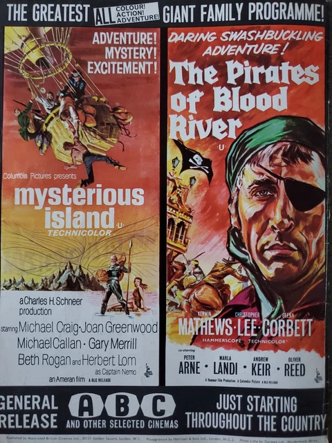 ABC FILM REVIEW Aug 1962 - Mysterious Island, Tony Hancock, Cliff ...