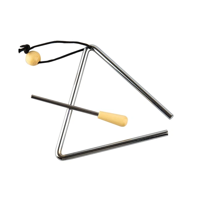 TRIANGLE HAND PERCUSSION with Striker,Rhythm Steel Triangles Music ...