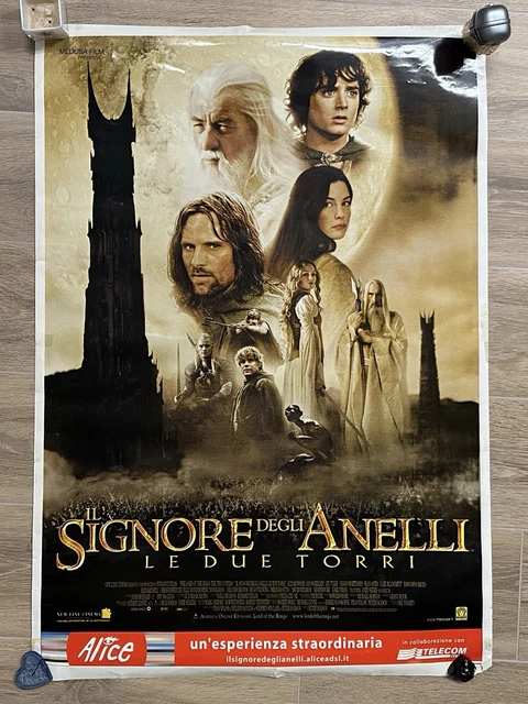 POSTER CINEMA IL Signore Degli Anelli Le Due Torri - Peter Jackson EUR ...