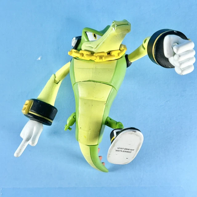 JAZWARES CHAOTIX VECTOR Sonic Hedgehog Action Figure 3 Inch Sega RARE ...