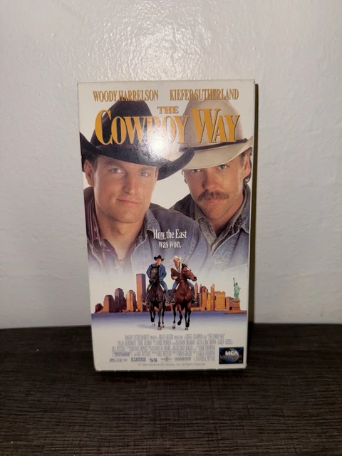 THE COWBOY WAY Woody Harrelson, Kiefer Sutherland 1994 VHS Film £4.56 ...