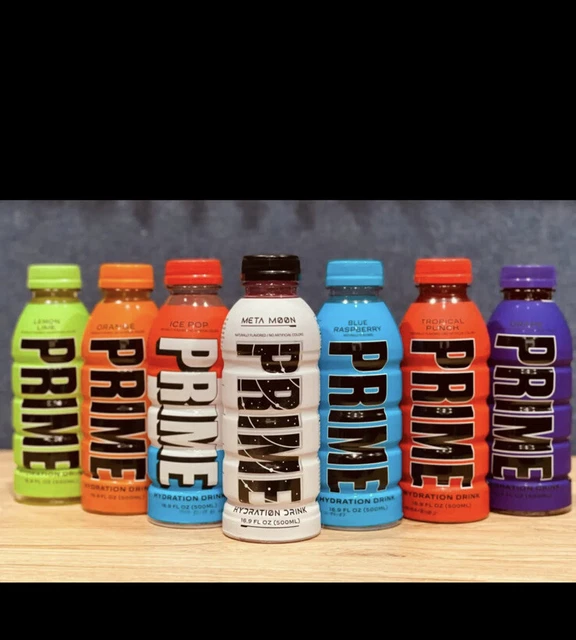 PRIME HYDRATION DRINK By Logan Paul x KSI 7 FLAVORS 🟠🟣🔵🟢🔴 Fast Shipping ...