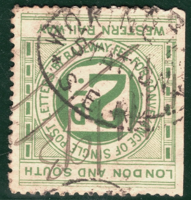 GB BERKS L&SWR RAILWAY Letter Stamp 2d WOKINGHAM Station Postmark Used ...