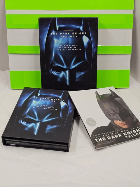 THE DARK KNIGHT Trilogy Batman Begins Rises Imagery Book Box Set Blu Ray £12.05 - PicClick UK