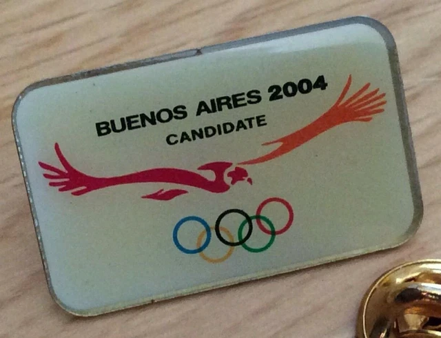 PIN'S LAPEL PINS jeux olympiques Buenos aires 2004 ville candidate TBE ...