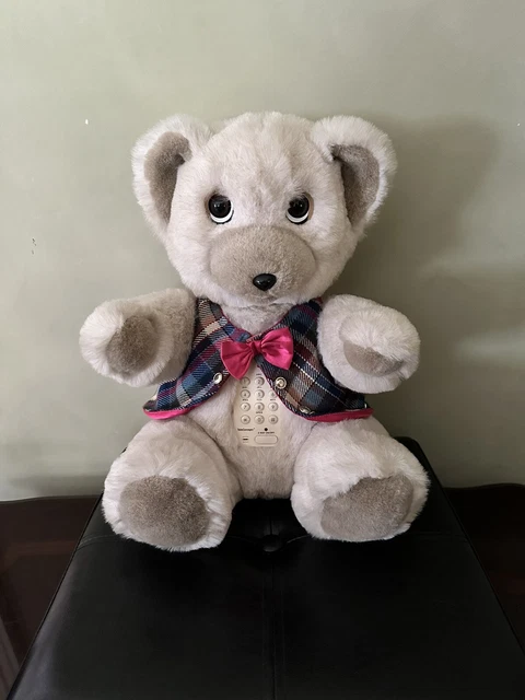 VINTAGE 1986 TELECONCEPTS Plush Animated Talking Teddy Bear Phone ...