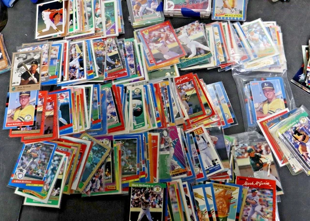 MARK MCGWIRE 500 Lot Baseball Cards All Star MLB 80-90 Fleer Topps ...