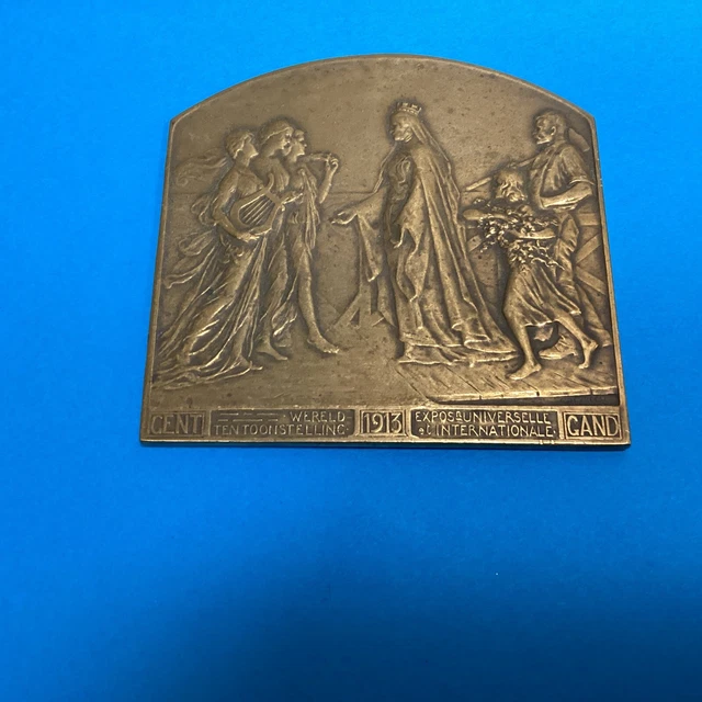 MÉDAILLE EXPOSITION UNIVERSELLE Et Internationale Gent GAND 1913 Belgique EUR 35,00 - PicClick FR
