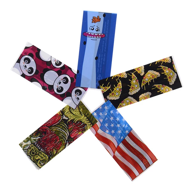 5PCS 18650 BATTERY Wraps Insulators PVC Plastic Shrink Sleeve Case Heat ...