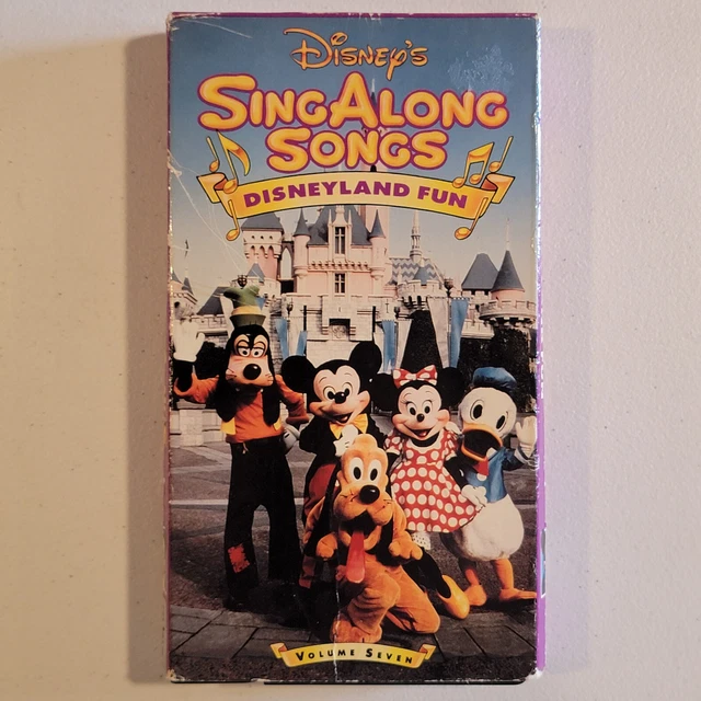 Disney S Sing Along Songs Disneyland Fun Vhs Vol 7 Mickey Mouse