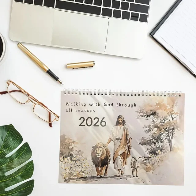 2026 JESUS FAITH Calendar: Walk with God Through Every Season Featuring ...