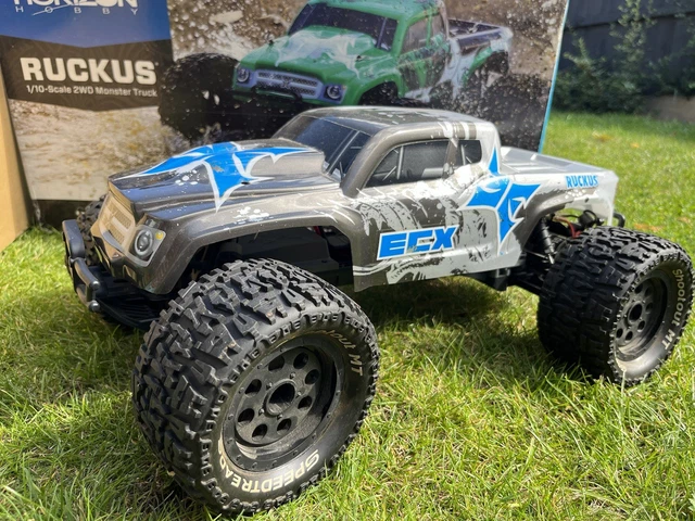 HORIZON LARGE MONSTER Truck Ruckus Radio Controlled Rc Car Pickup Truck ...