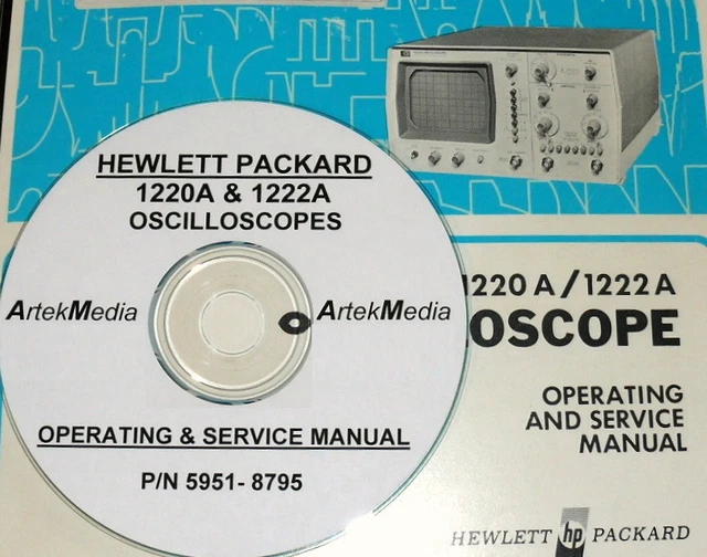 Hp 1220a 1222a Oszilloskop Bedienungs Und Serviceanleitung Eur 9 16