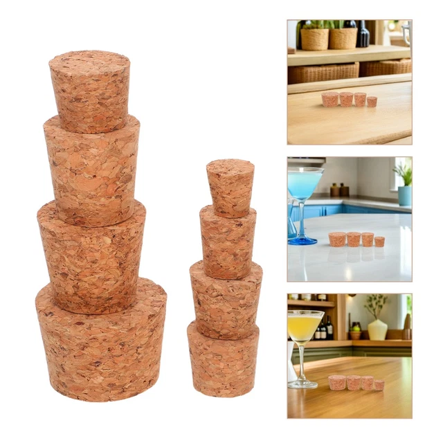 80 PCS BOUCHON Conique Bouchons De Liège Pour Bouteilles En Naturel EUR ...