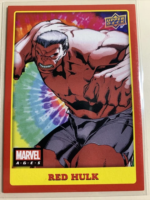 2020 UPPER DECK Marvel Ages Color Wheel Red Hulk #28 EUR 8,82 - PicClick FR